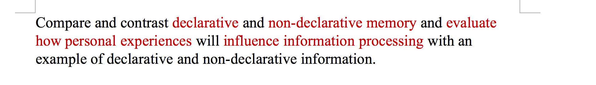 Solved Compare and contrast declarative and non-declarative | Chegg.com