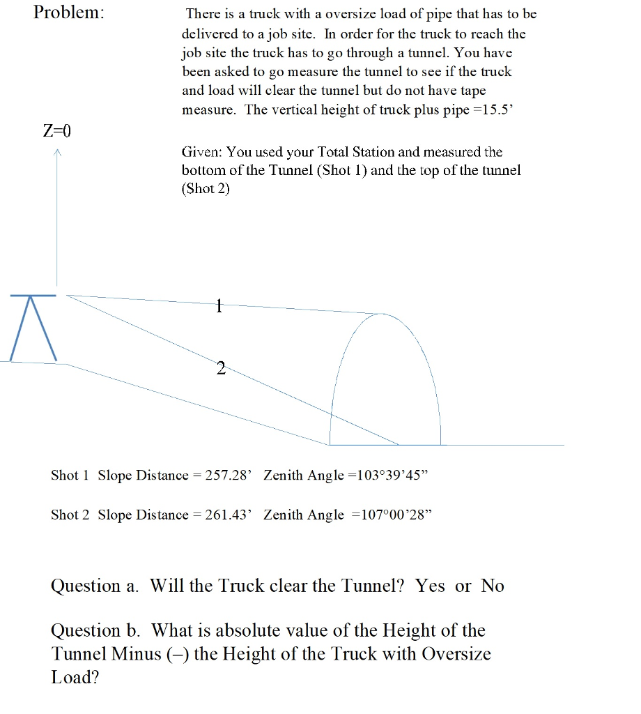 Solved Problem: There is a truck with a oversize load of | Chegg.com