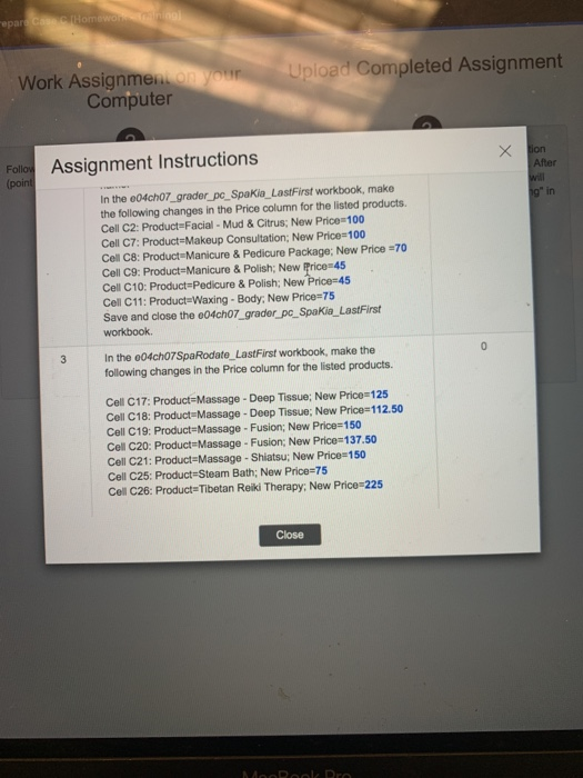 Follow the instructions below. Show all formulas and | Chegg.com