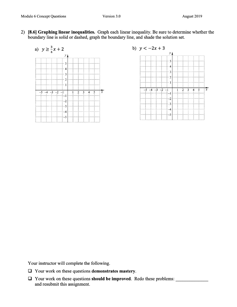 Solved Module 6 Concept Questions Version 3.0 August 2019 | Chegg.com