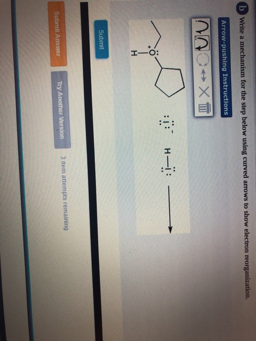 Solved 6 Write a mechanism for the step below using curved | Chegg.com