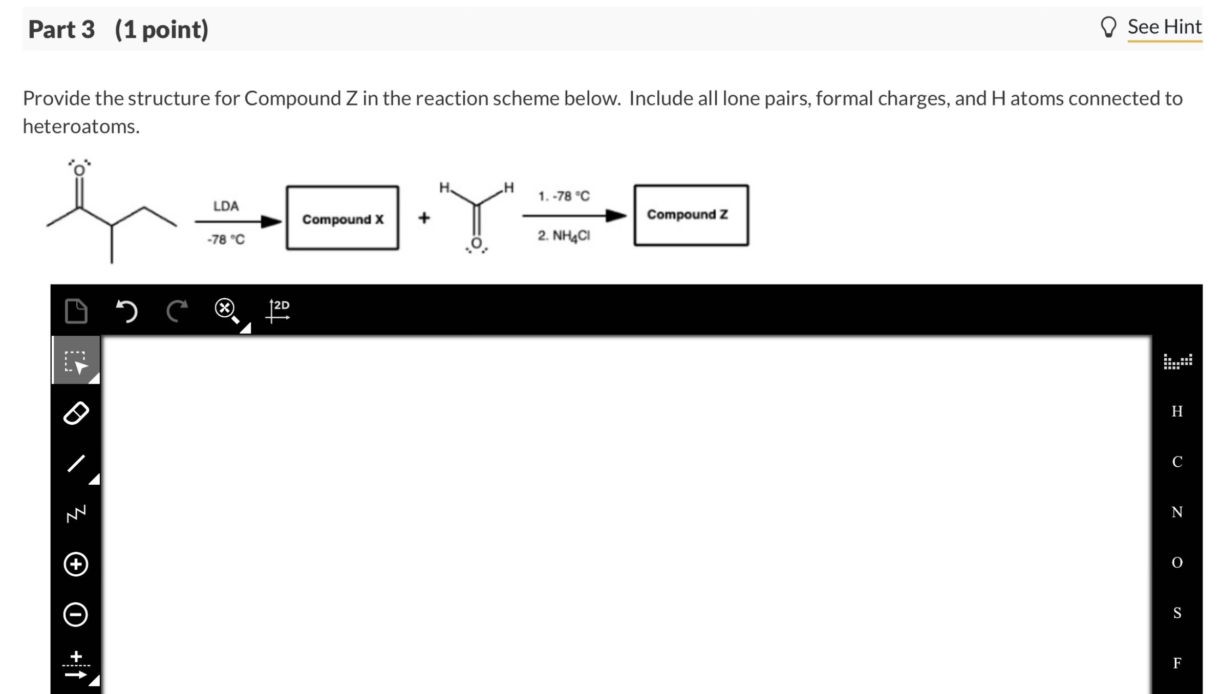 Solved Provide the structure for Compound Z in the reaction | Chegg.com