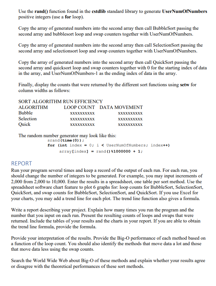 INTRODUCTION The goal of this programming project is | Chegg.com