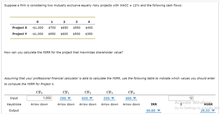 Solved 2. Use the following table to indicate which values | Chegg.com