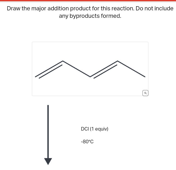 Solved Draw the major addition product for this reaction. Do | Chegg.com