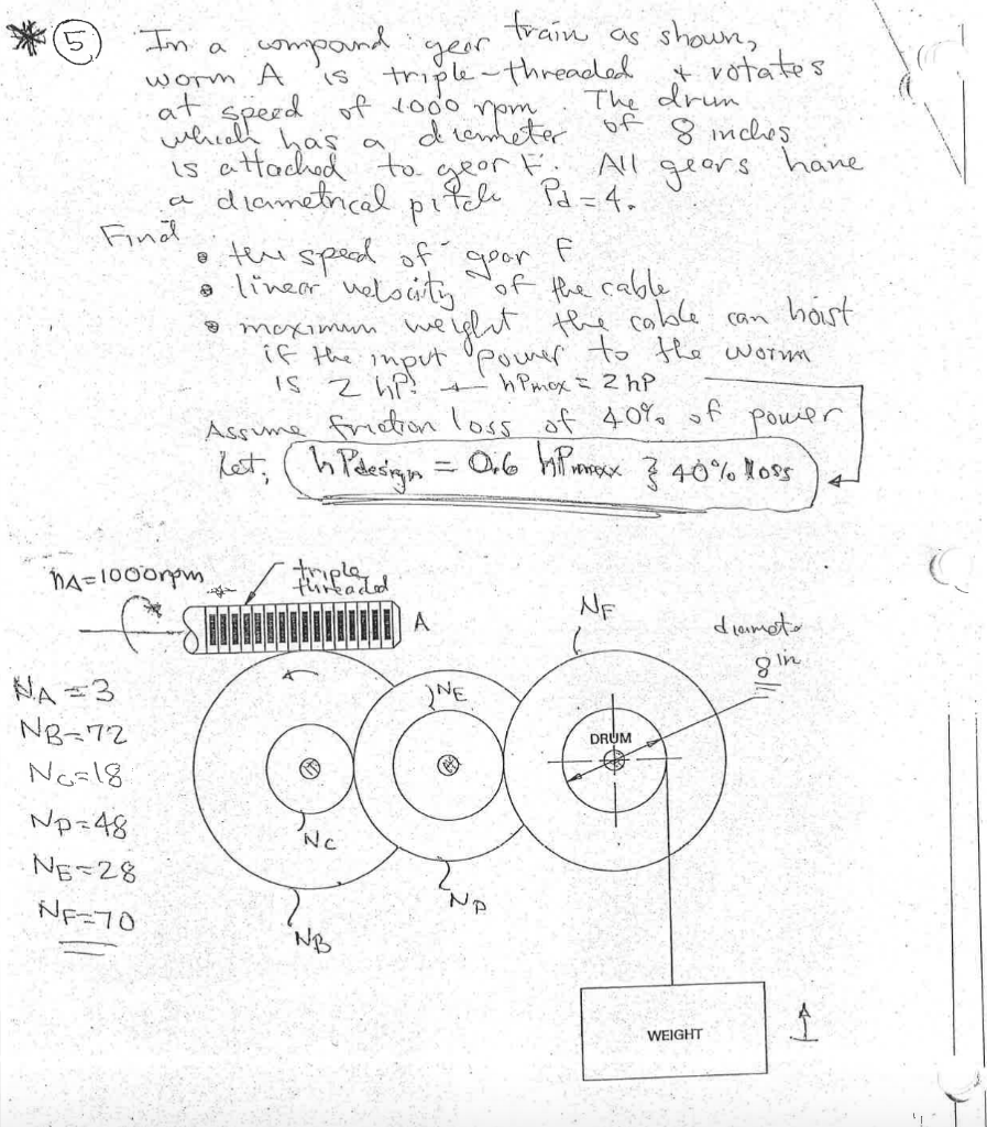 Solved In a w and near train as shown worm A is | Chegg.com