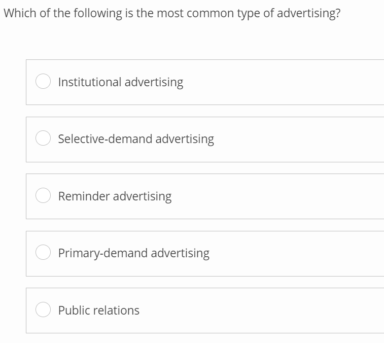 Solved Which of the following is the most common type of | Chegg.com