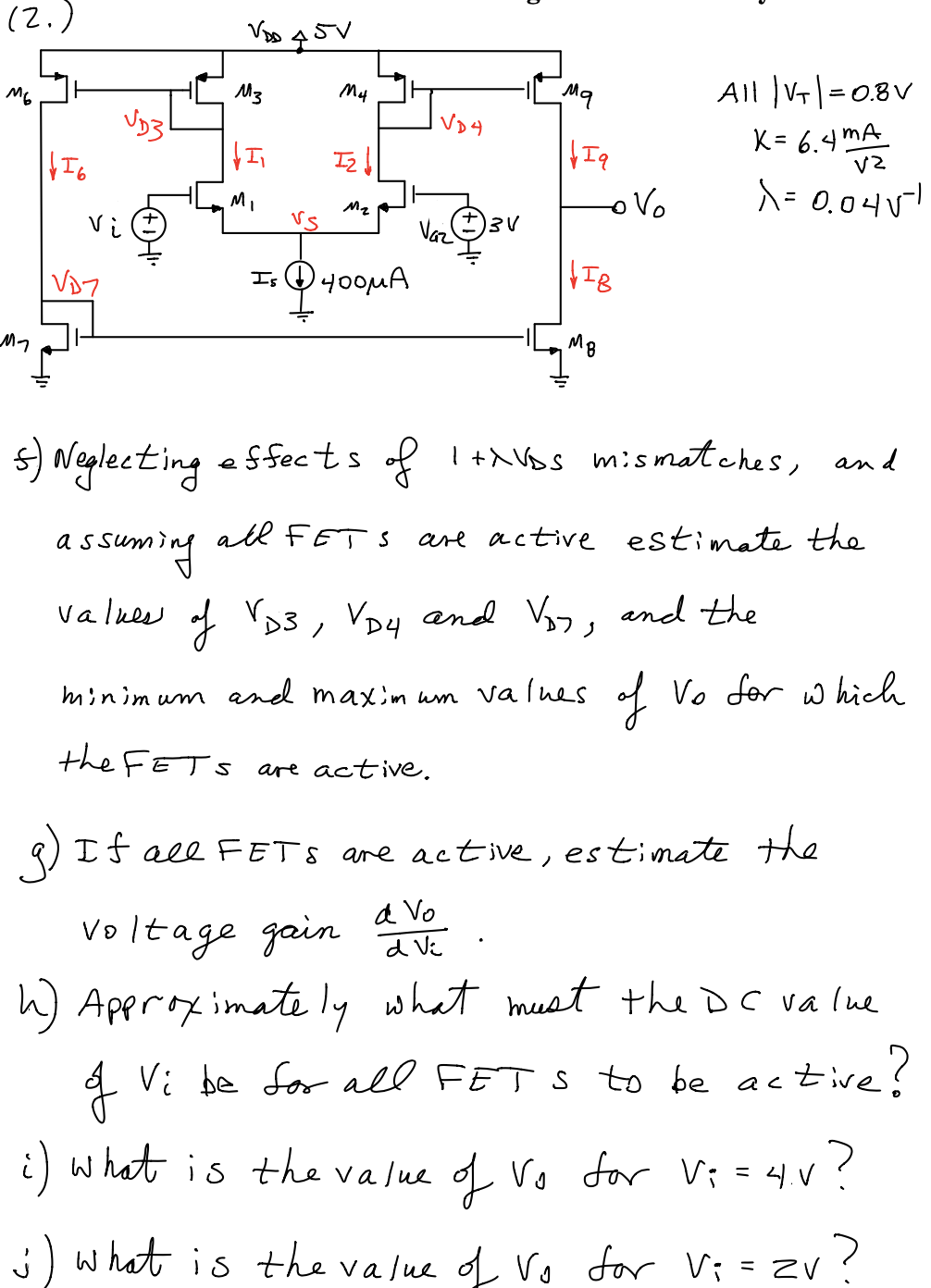 12.) VD 45V MG M3 My Mq VD3 VD4 I/I6 Iz! All |VT=0.8V | Chegg.com