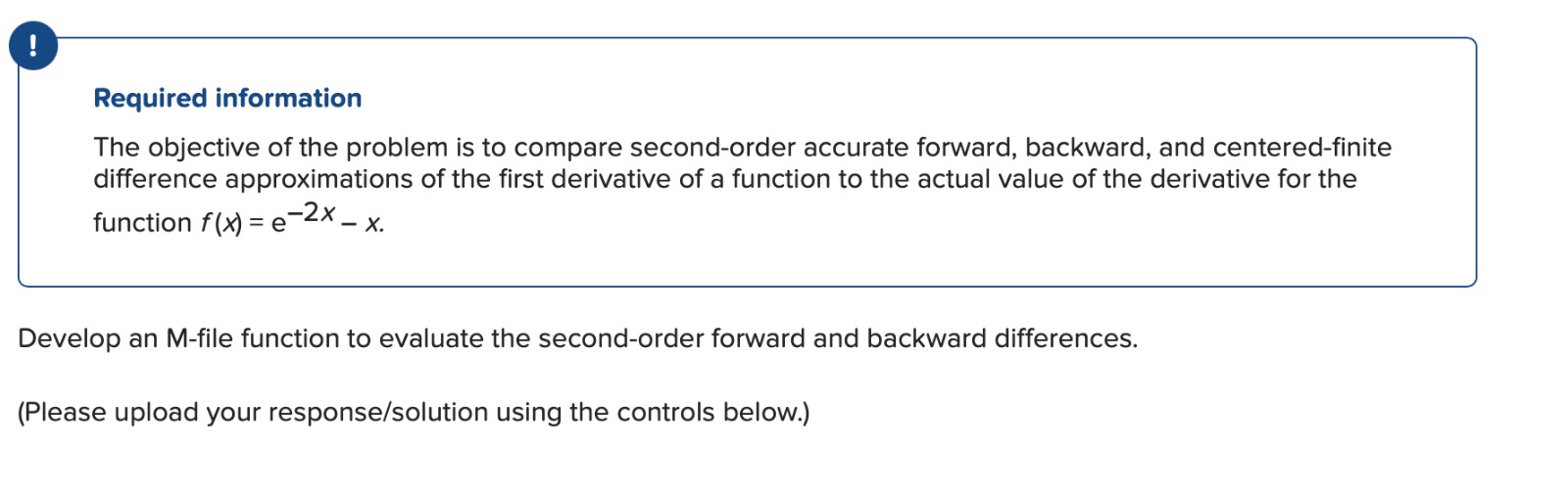 Solved Required information The objective of the problem is | Chegg.com