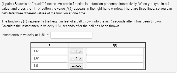 Solved 1 Point Below Is An Oracle Function An Oracle