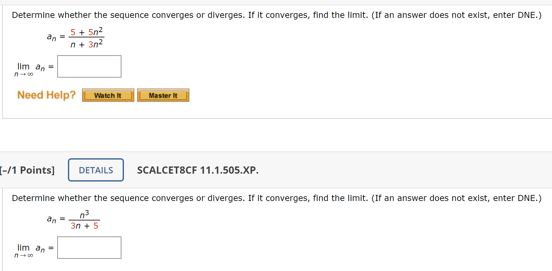Solved Determine Whether The Sequence Converges Or Diverges 