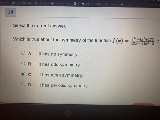 Solved Select the correct answer.Which is true about the | Chegg.com