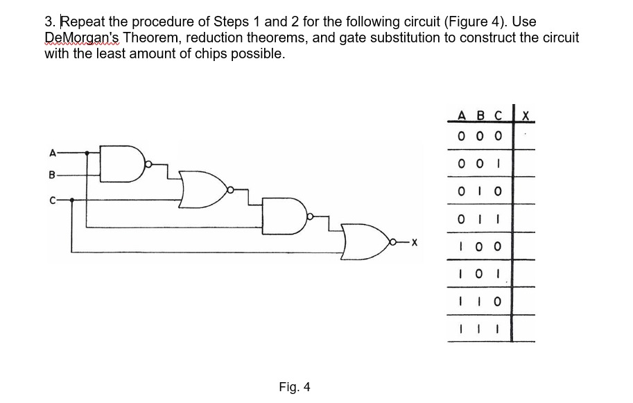 Solved 3. Repeat the procedure of Steps 1 and 2 for the | Chegg.com