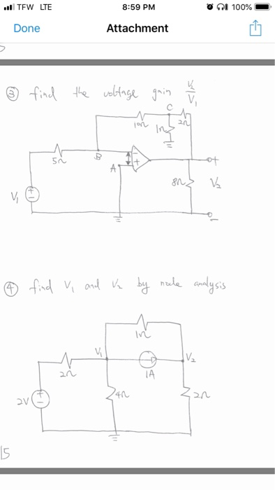 Solved TFW LTE 8:59 PM 100%- Done Attachment on 01 Va en | Chegg.com Solved TFW LTE 8:59 PM 100%- Done Attachment on 01 Va en | Chegg.com
