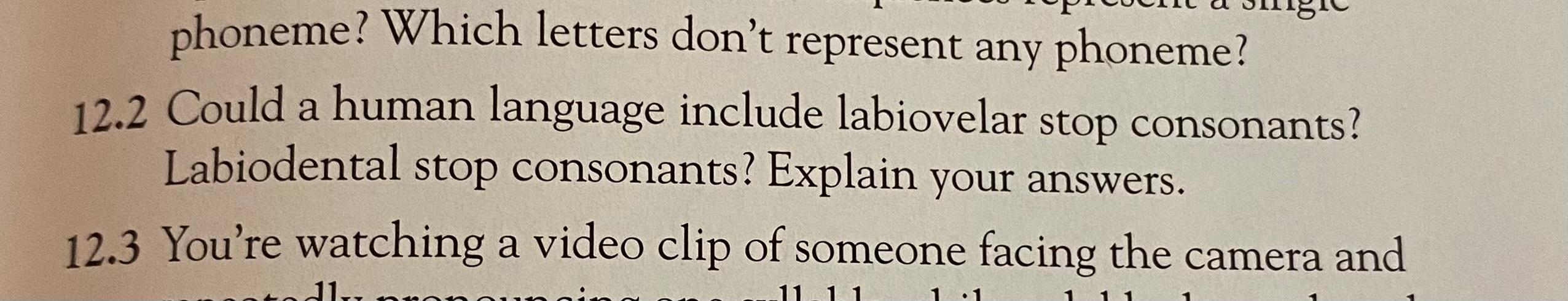 Solved phoneme? Which letters don't represent any phoneme? | Chegg.com