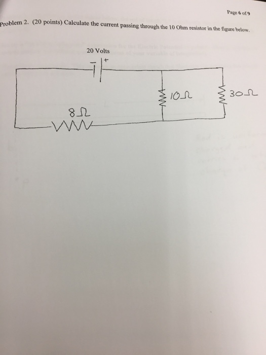 Solved Calculate the current passing through the 10 Ohm | Chegg.com