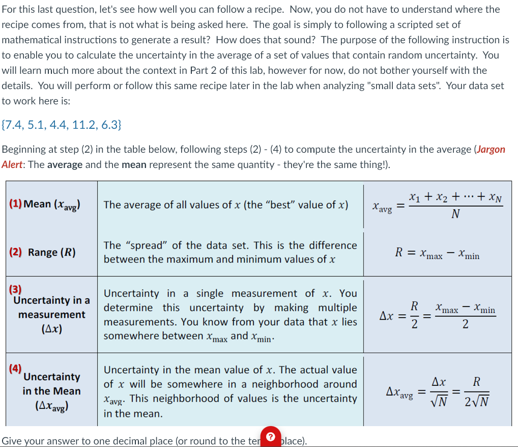 Solved For this last question, let's see how well you can | Chegg.com