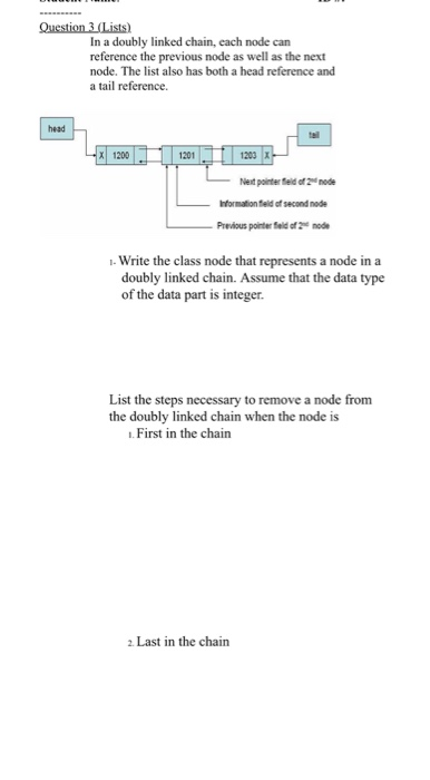 In A Doubly Linked Chain Each Node Can Reference The