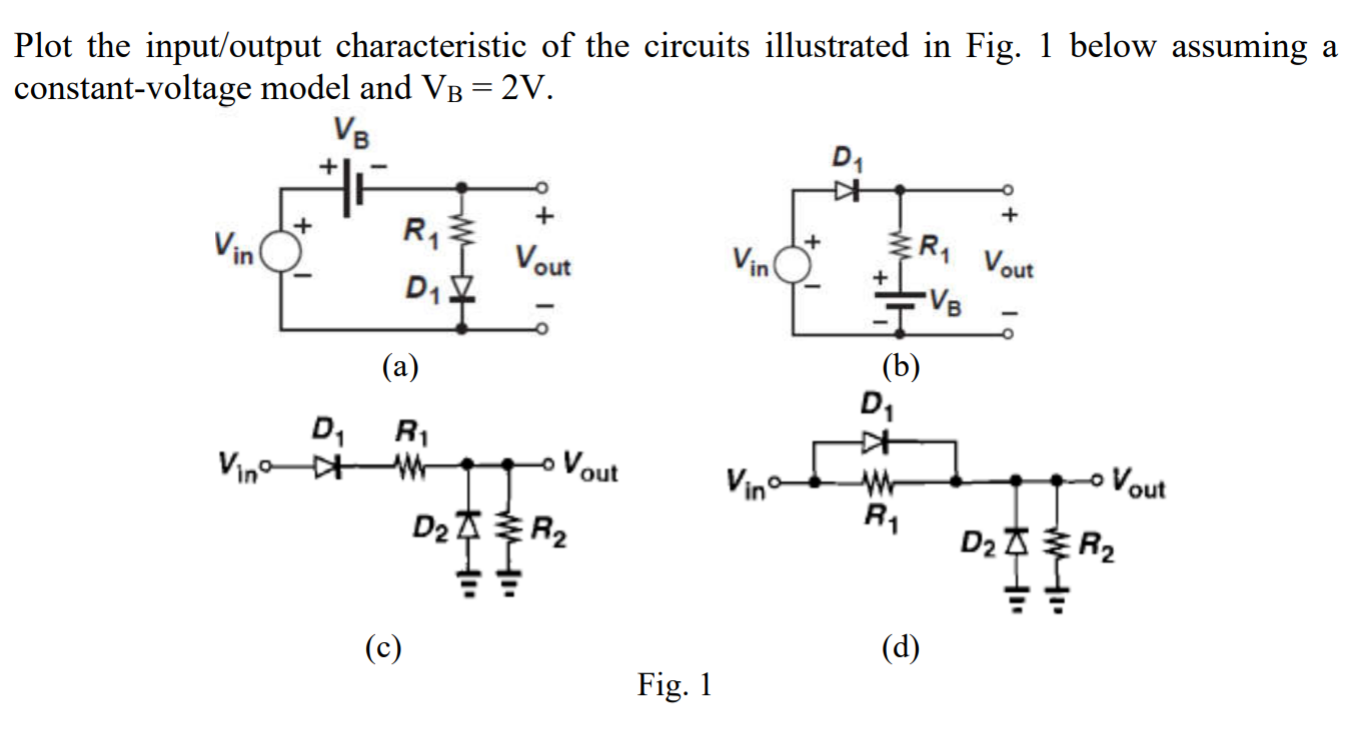 Solved Diodes are in Constant-Voltage model. All other diode | Chegg.com