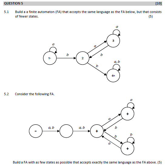 Solved Please help me answer Question 5: 5.1 ﻿Build a a | Chegg.com