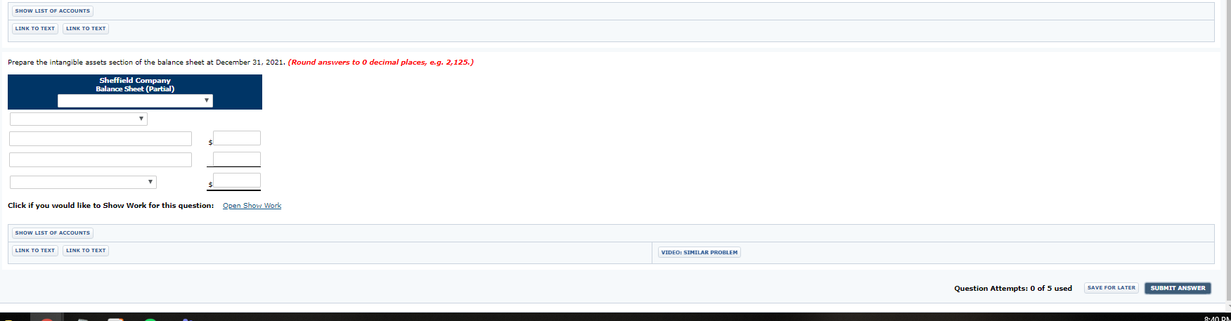 Solved Problem 10-07A a-c (Video) The intangible assets | Chegg.com