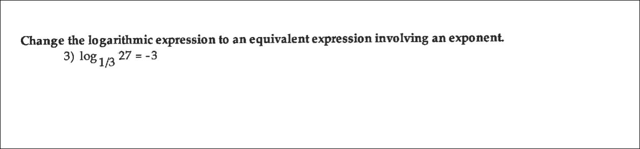 Solved Change the logarithmic expression to an equivalent | Chegg.com