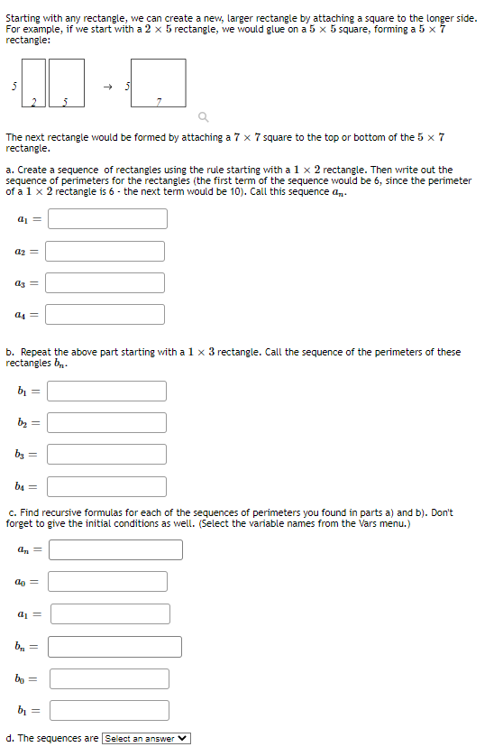 Solved Consider the sequence 5,17,36,62,95,135,… with a0=5 | Chegg.com