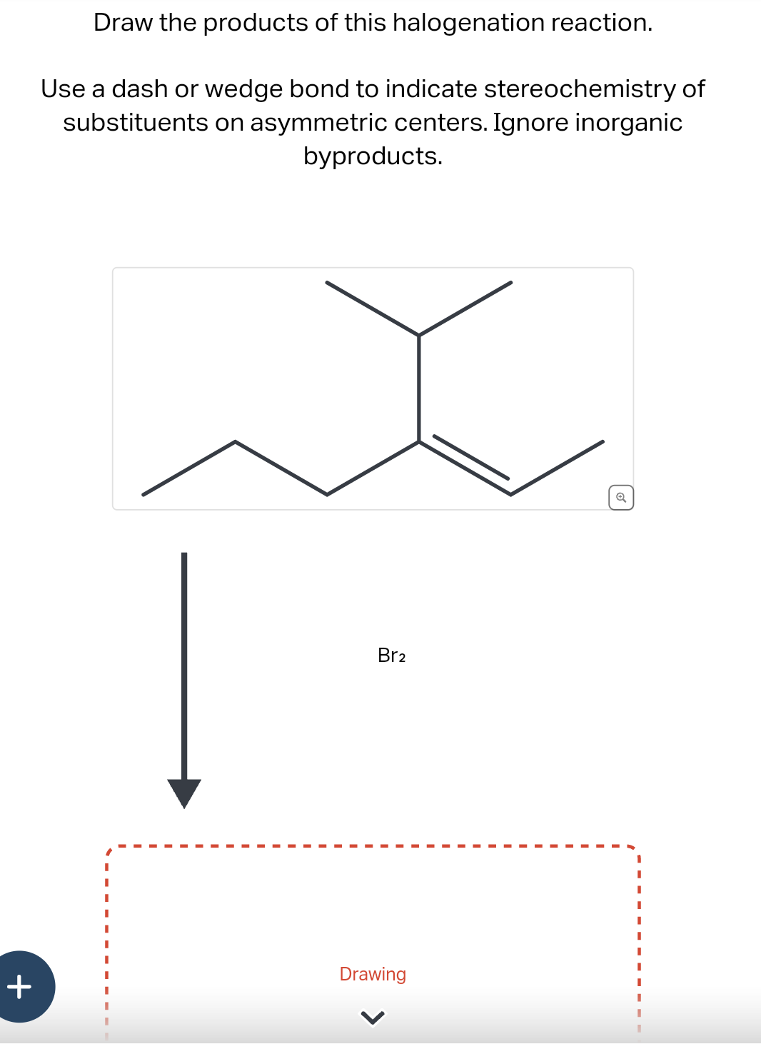 Solved Draw the products of this halogenation reaction. Use | Chegg.com