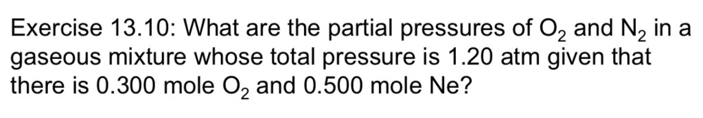 Solved What are the partial pressures of O2 and N2 in a | Chegg.com