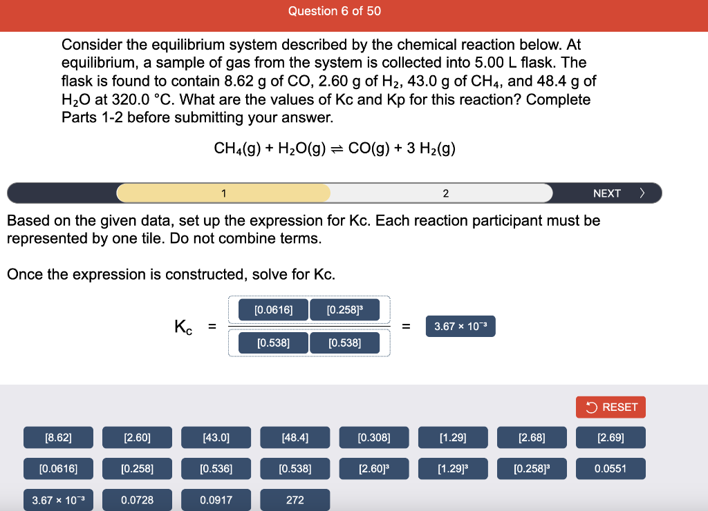 Solved Consider the equilibrium system described by the | Chegg.com