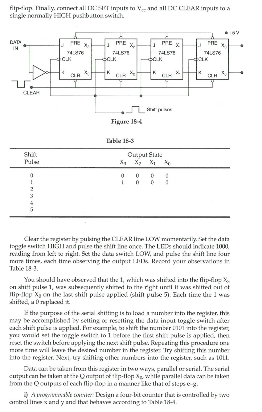 d) Changing the MOD-number of a counter: In the | Chegg.com