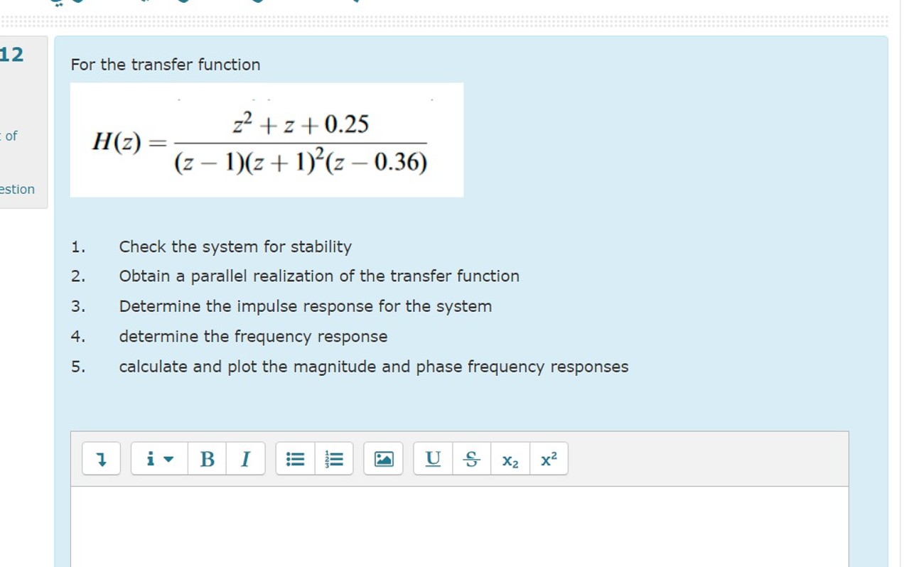 Solved For the transfer | Chegg.com