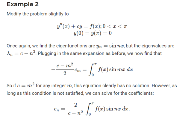 Solved Example 1 Let's try to solve the simple inhomogeneous | Chegg.com