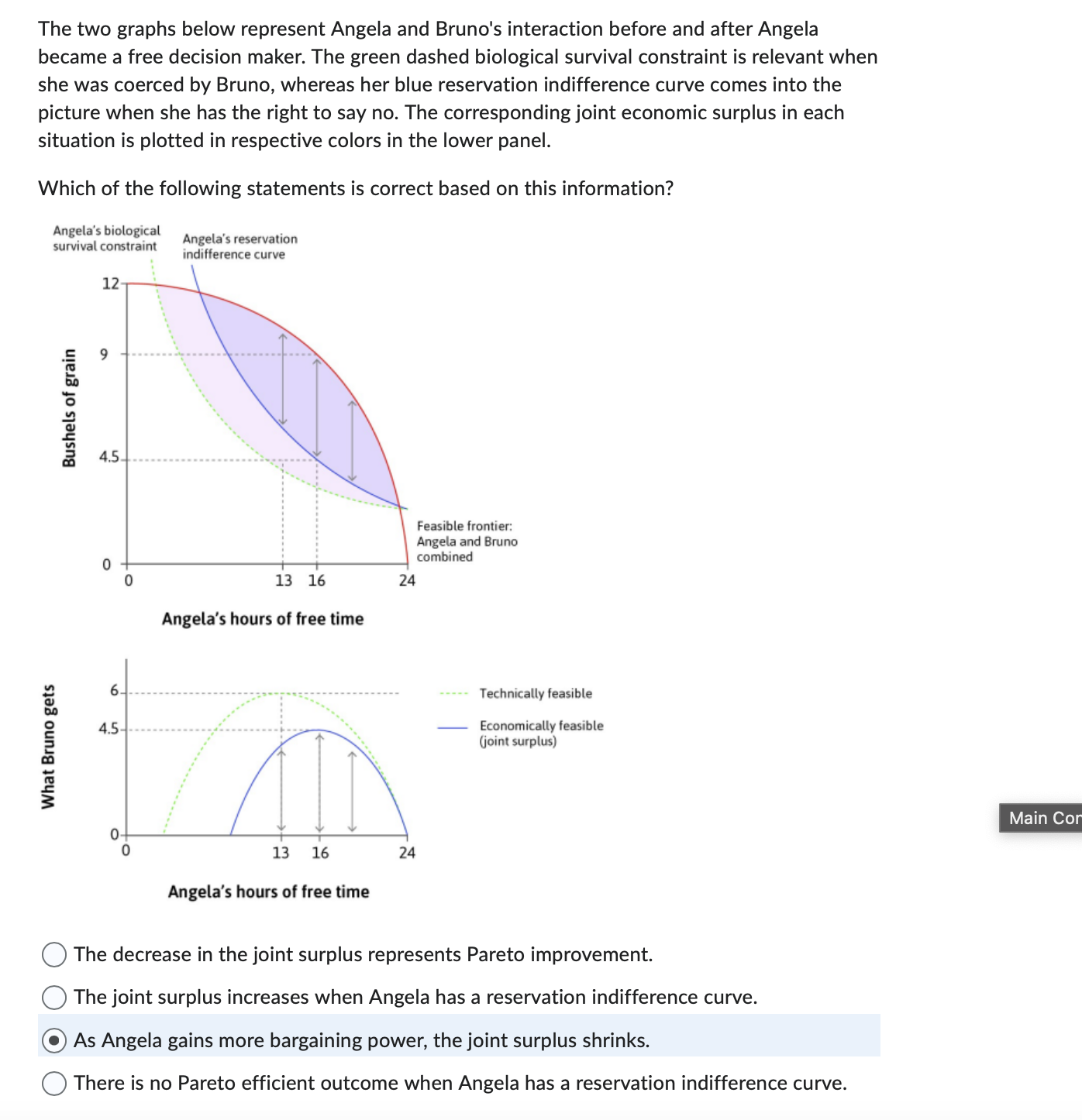 Solved Question 1 (3 ﻿points)The payoff matrix in the figure | Chegg.com