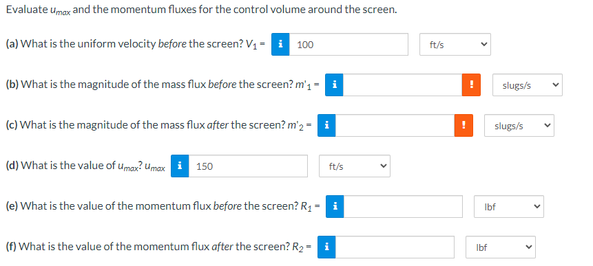 Solved A variable mesh screen produces a linear and | Chegg.com