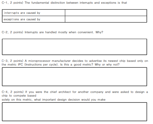 Solved C−1,2 points) The fundamental distinction between | Chegg.com