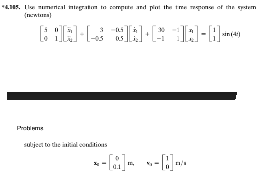 *4.105. Use numerical integration to compute and plot | Chegg.com