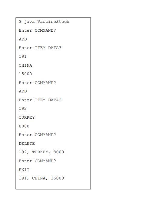 Solved Please Write With Java Language Please Write The 