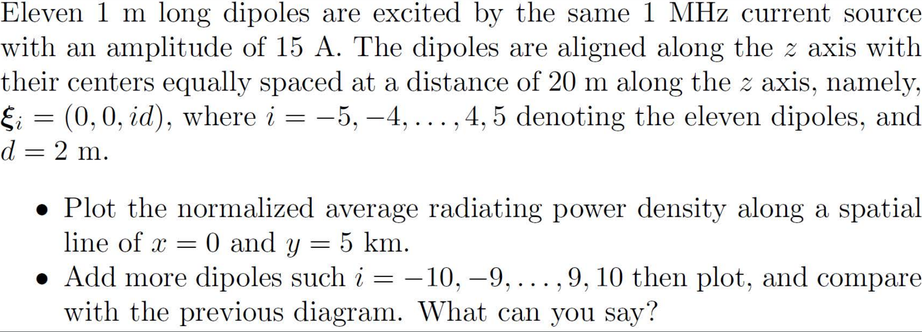 Solved Plot the normalized average radiating power density | Chegg.com