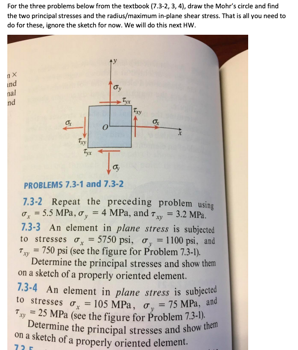 Solved For the three problems below from the textbook | Chegg.com