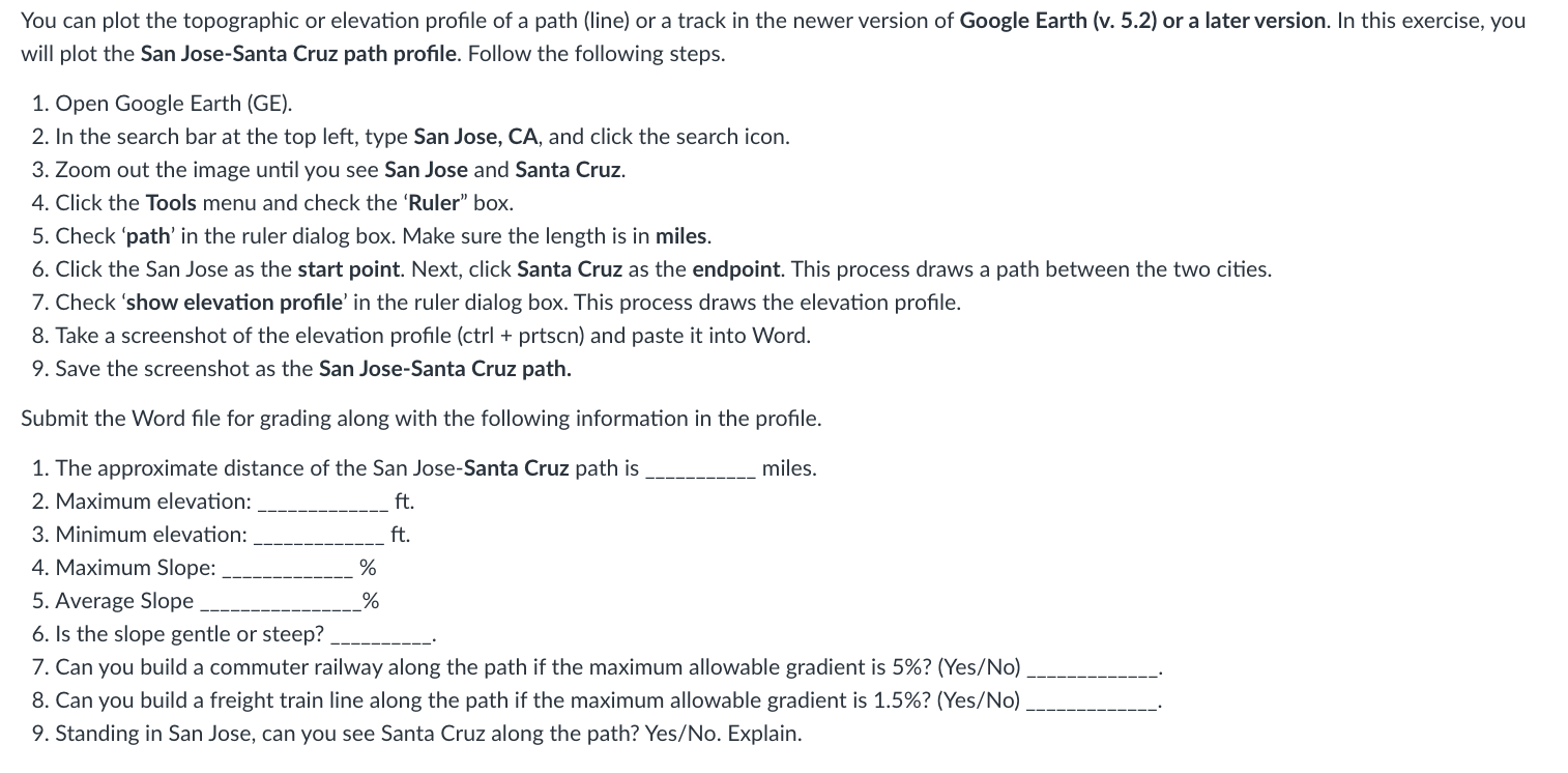 Solved Part 1. Understanding Topographic Maps Note: The key | Chegg.com