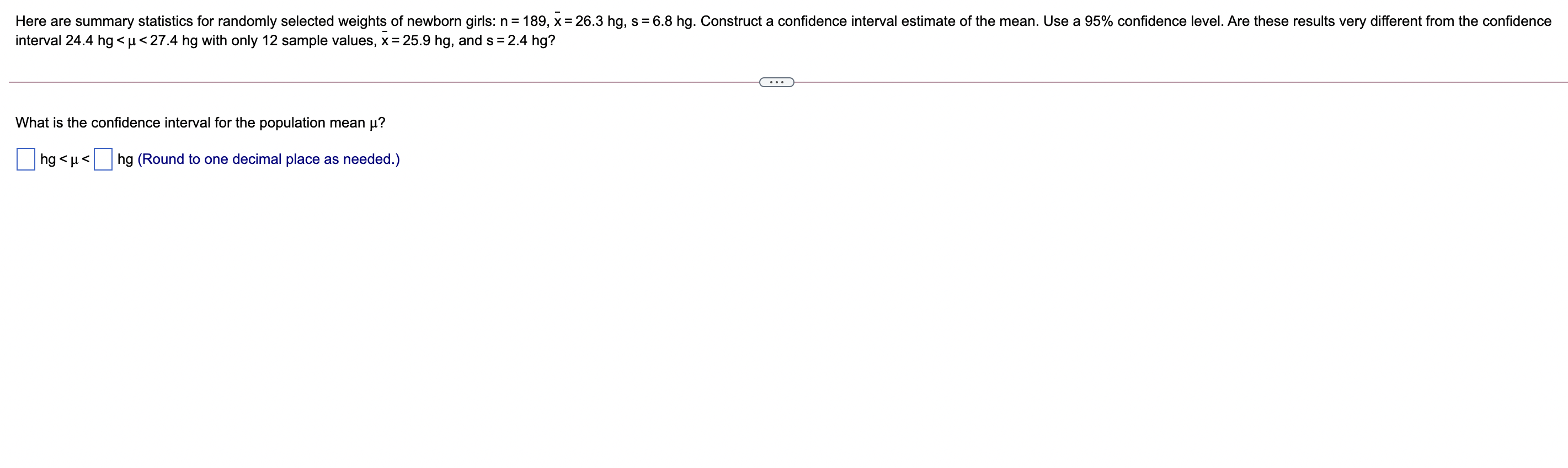 Solved = Here are summary statistics for randomly selected | Chegg.com