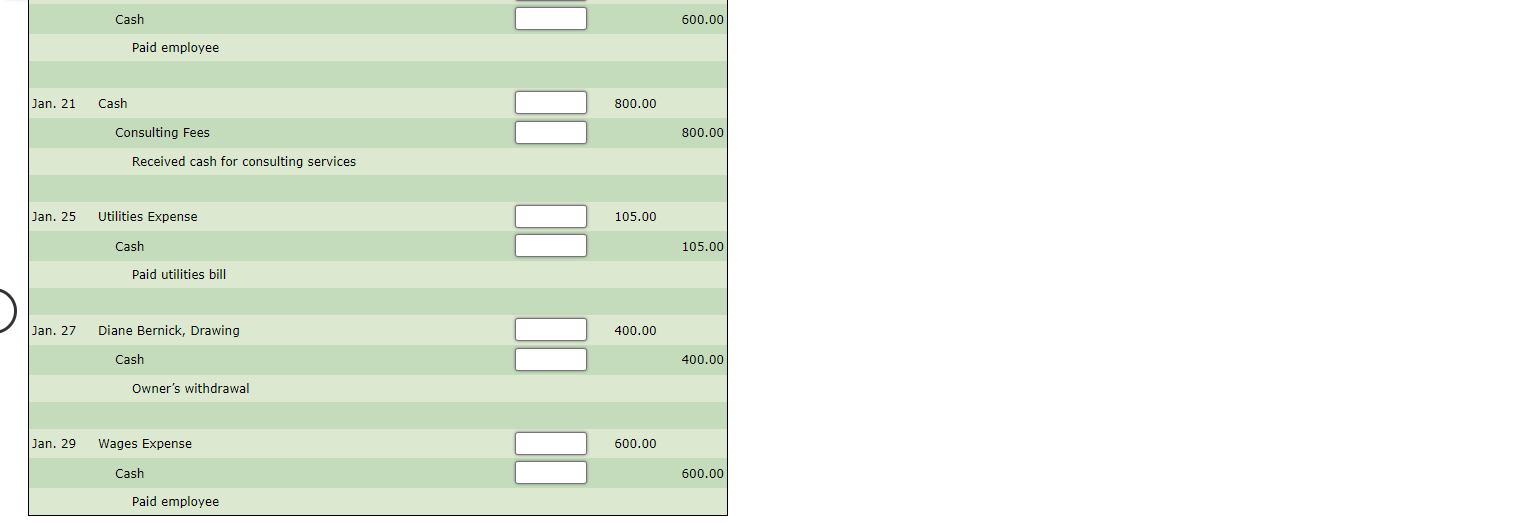 Solved General Ledger Accounts; Trial Balance, Im looking | Chegg.com
