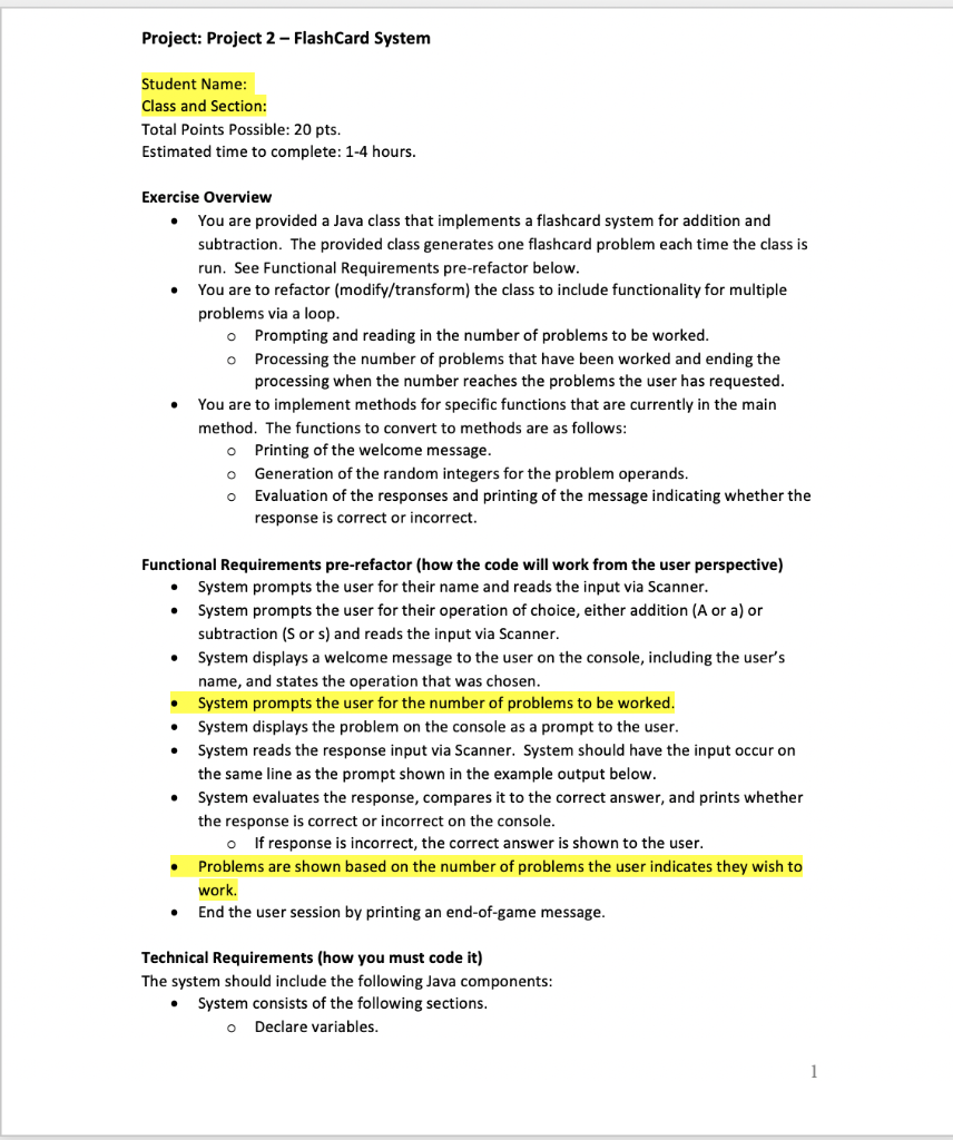 Solved This is the java file for package project2; Someone | Chegg.com