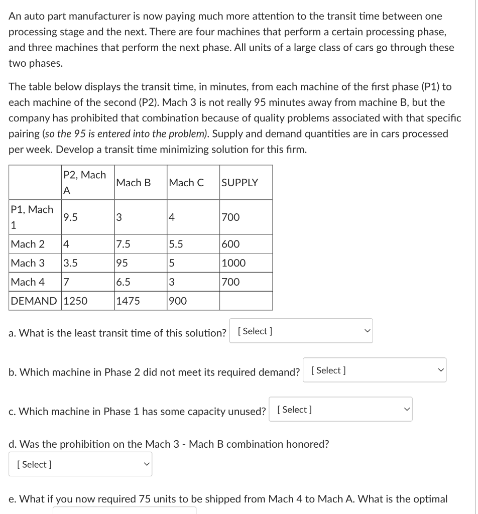 Solved An auto part manufacturer is now paying much more | Chegg.com
