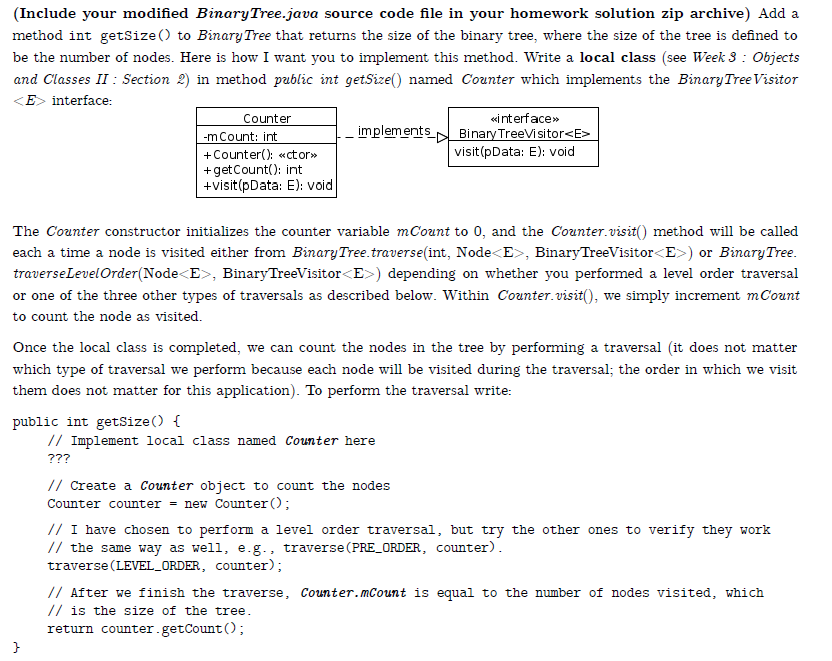 Solved Include Your Modified Binarytreejava Source Code 6830