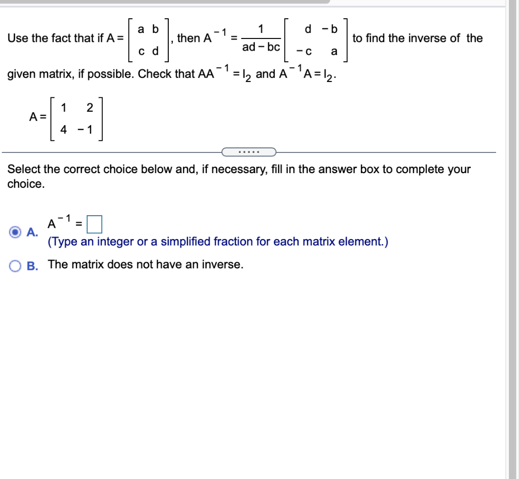 Solved 1 0 -2 a. Write the linear system as a matrix | Chegg.com