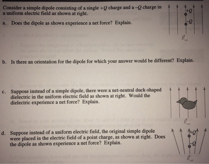Solved Consider a simple dipole consisting of a single +0 | Chegg.com
