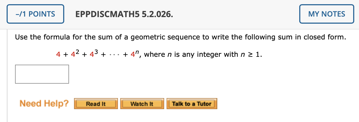 Solved -/1 POINTS EPPDISCMATH5 5.2.026. MY NOTES Use the | Chegg.com