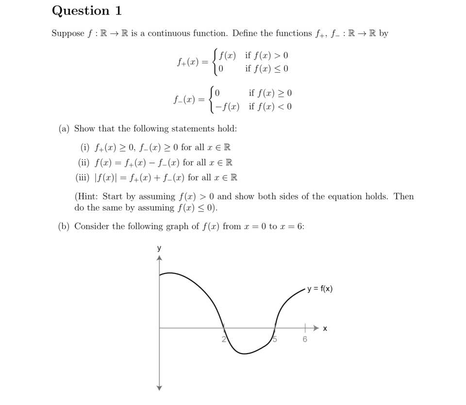 Solved ion 1 Suppose F R R Is A Continuous Function Chegg